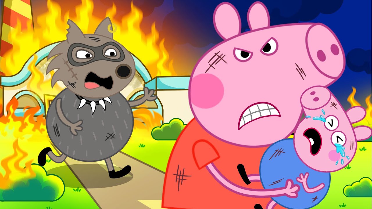 Saved by Peppa Pig - Please Stop, Don't Hit George Pig - Peppa Pig ...