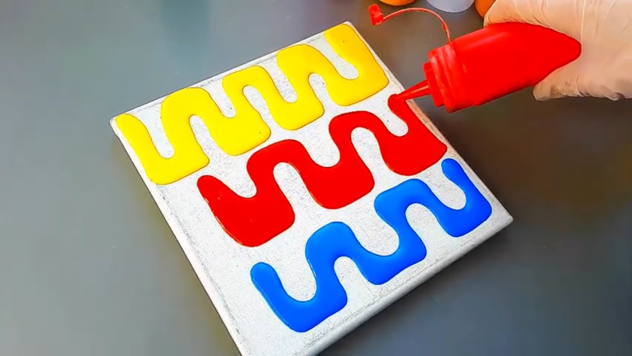 Abstract Painting - My new experiment - YouTube