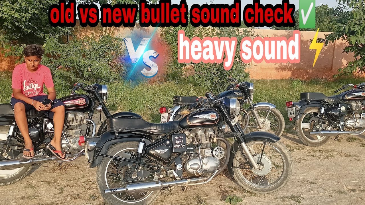 old vs new model bullet sound check:[Electra vs standard]#bullet # ...