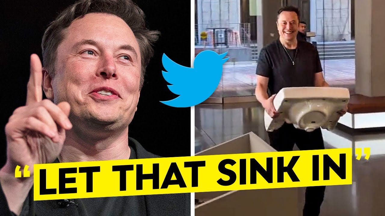 The REAL Reason Elon Carried A Sink Into Twitter HQ.. - YouTube