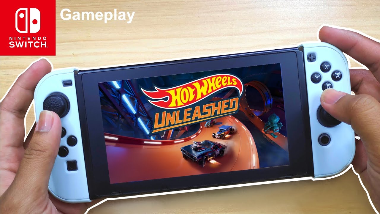 HOT WHEELS : UNLEASHED | Nintendo Switch V1 Handheld gameplay - YouTube