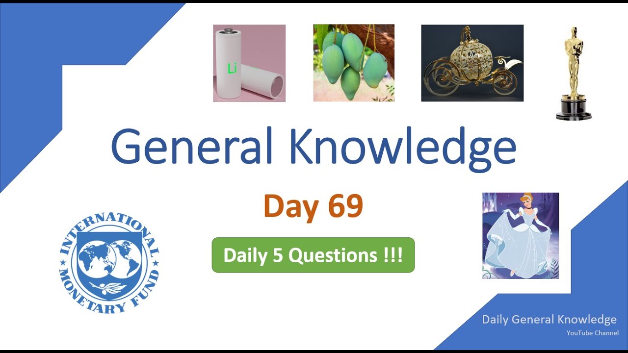 Daily General Knowledge - 69 (Just 1 Minute) - YouTube