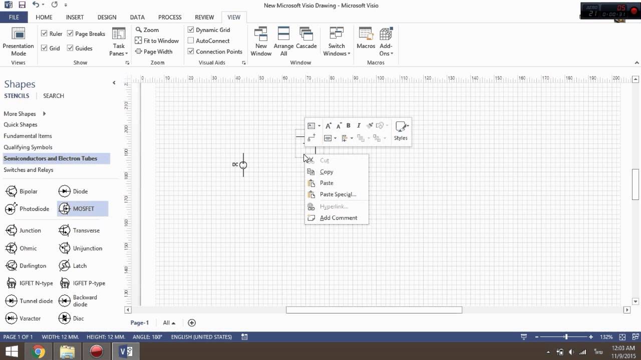 การใช้ Visio เปลี่ยนรูปอุกรณ์ (Visio Change Equipment) - YouTube