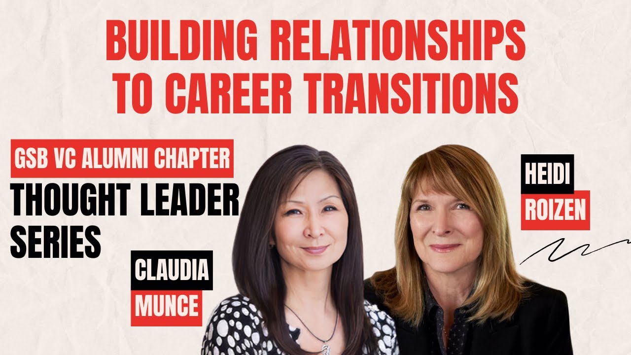 Building Relationships to Career Transitions with Claudia Munce and ...
