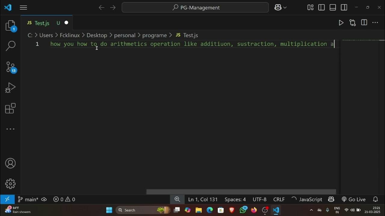 JavaScript Arithmetic Operation || JavaScript Programming - YouTube