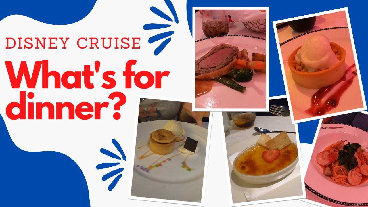 DCL Dining - What we ate on our Disney Alaskan Cruise - YouTube