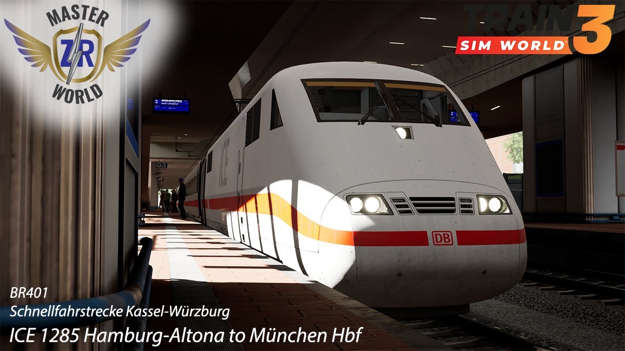 ICE 270 Karlsruhe Hbf to Berlin Ostbahnhof - Schnellfahrstrecke Kassel ...