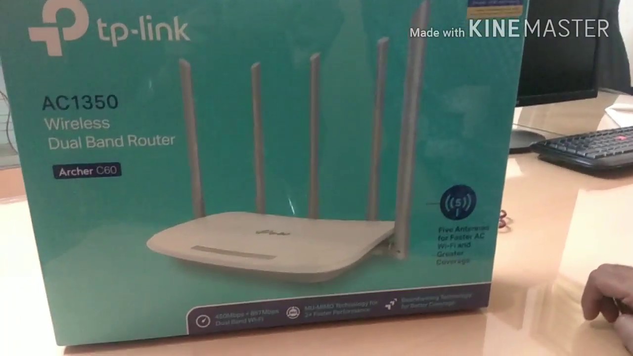 TP Link Archer C60 Router Unboxing - YouTube