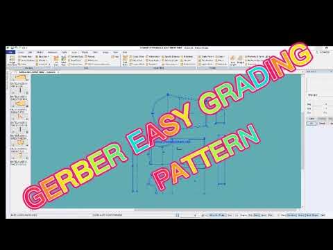 How to EASY GERBER PATTERN GRADING-T-SHIRT..All Pattern making ...