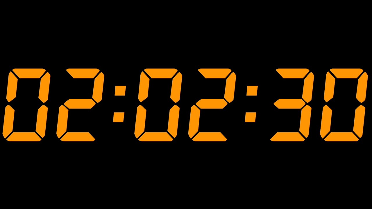 122 MINUTE and 30 SECONDS COUNTDOWN TIMER-YouTube - YouTube