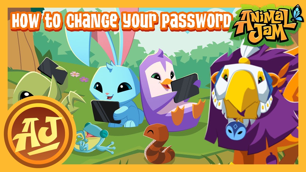 How to Change Your Password | Animal Jam Tutorial - YouTube