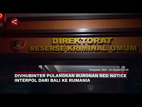 Divhubinter Pulangkan Buronan Red Notice Interpol dari Bali ke Rumania ...