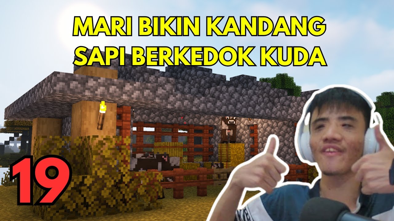 Gue Membuat Kandang Sapi Simple! - Minecraft Survival - YouTube