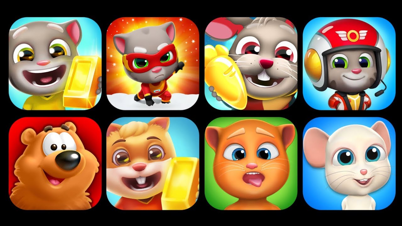 Talking Tom Gold Run,Tom Hero Dash,Ninja Run,Pet Gold Run,Tom Sky Run ...