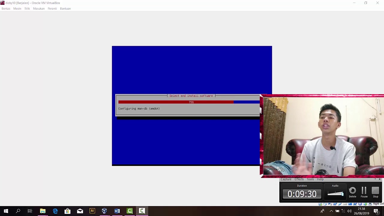 PENGINSTALASIAN WEB SERVER MENGGUNAKAN DEBIAN9 - DICKY ARDI FITRIO - YouTube