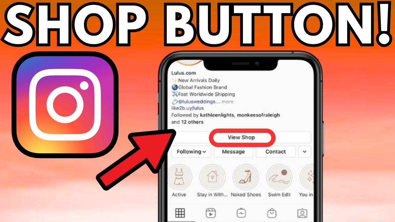 How To Add View Shop Button on Instagram 2024 - YouTube