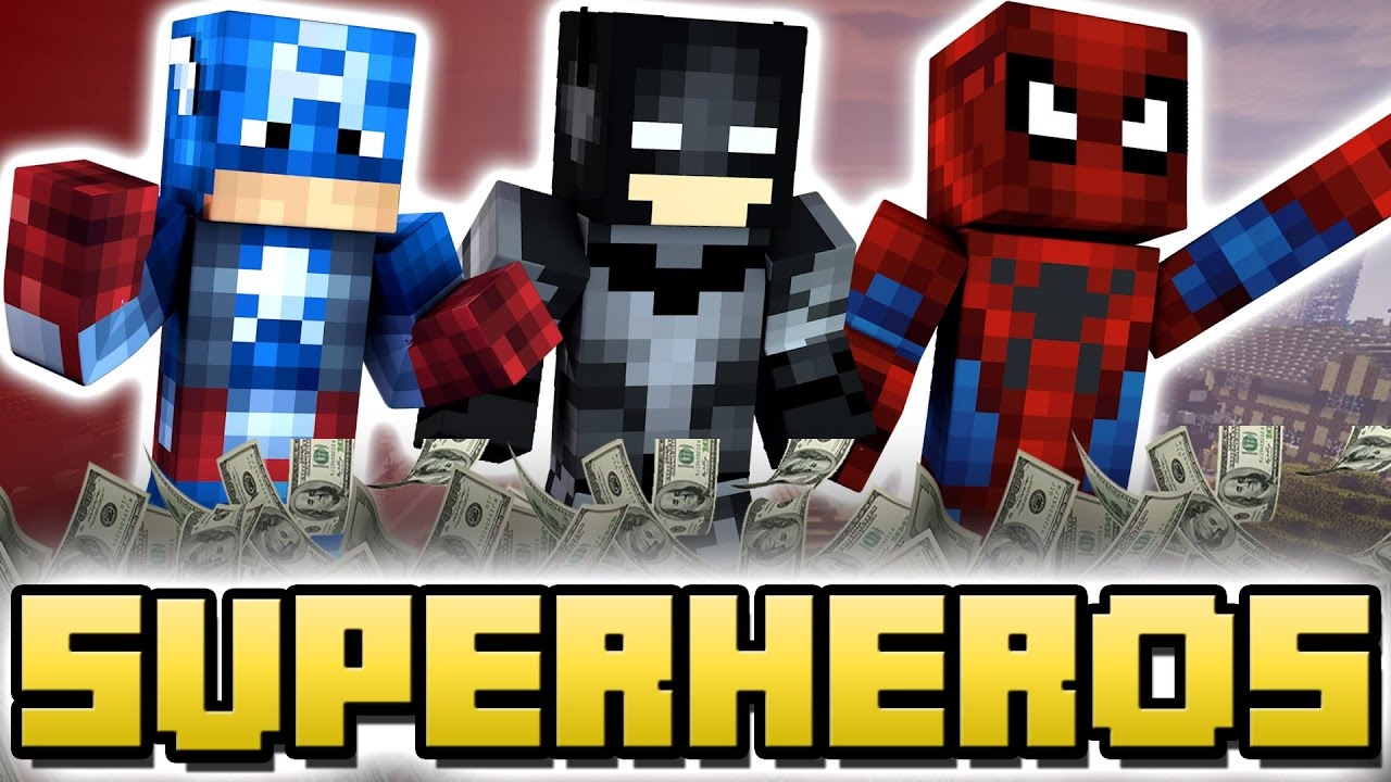 PRANKING JEROMEASF - MInecraft Super Hero Lucky Blocks w/Nice Posture ...