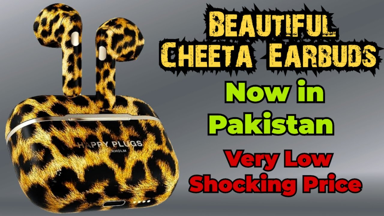 Beautiful Cheeta (Leopard) Earbuds in Pakistan | Best Looking earbuds ...