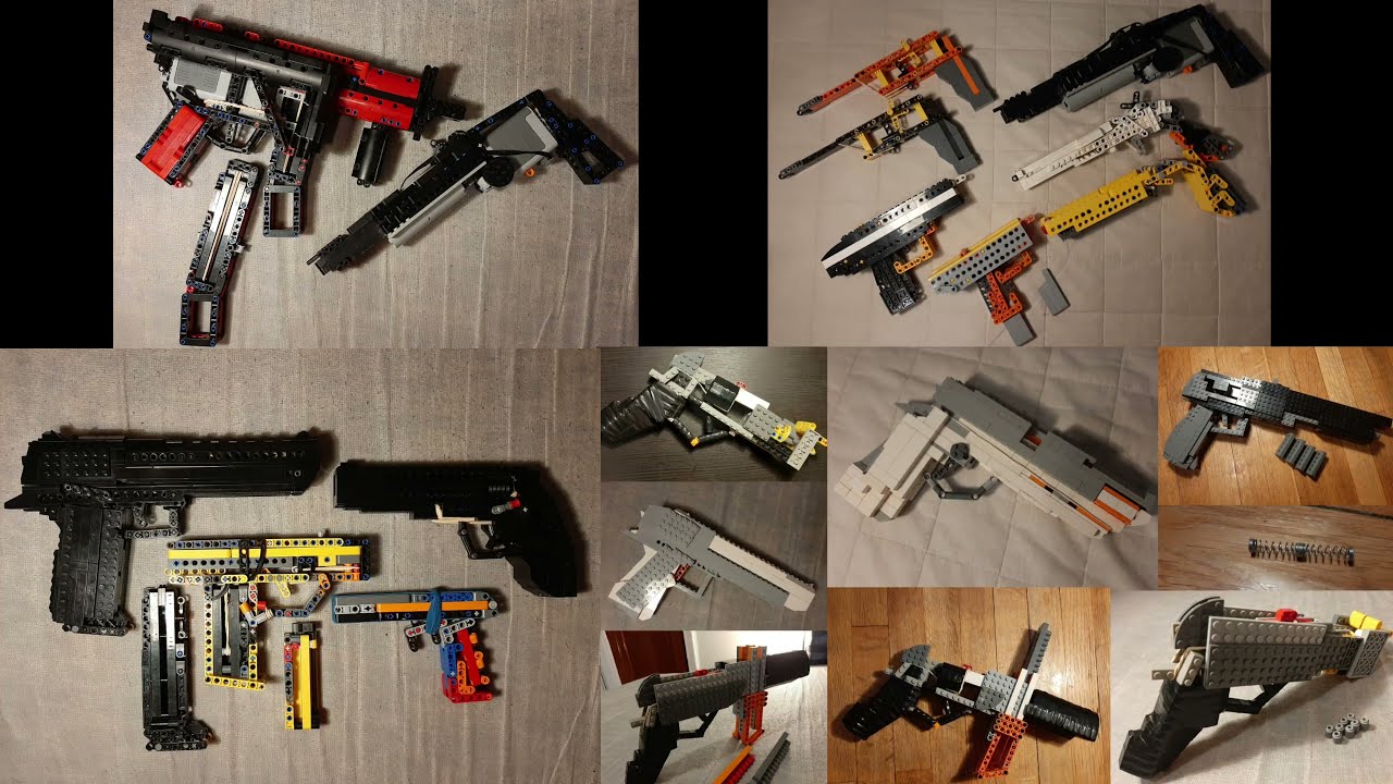 All 4 Types of Lego Guns in My Arsenal - YouTube