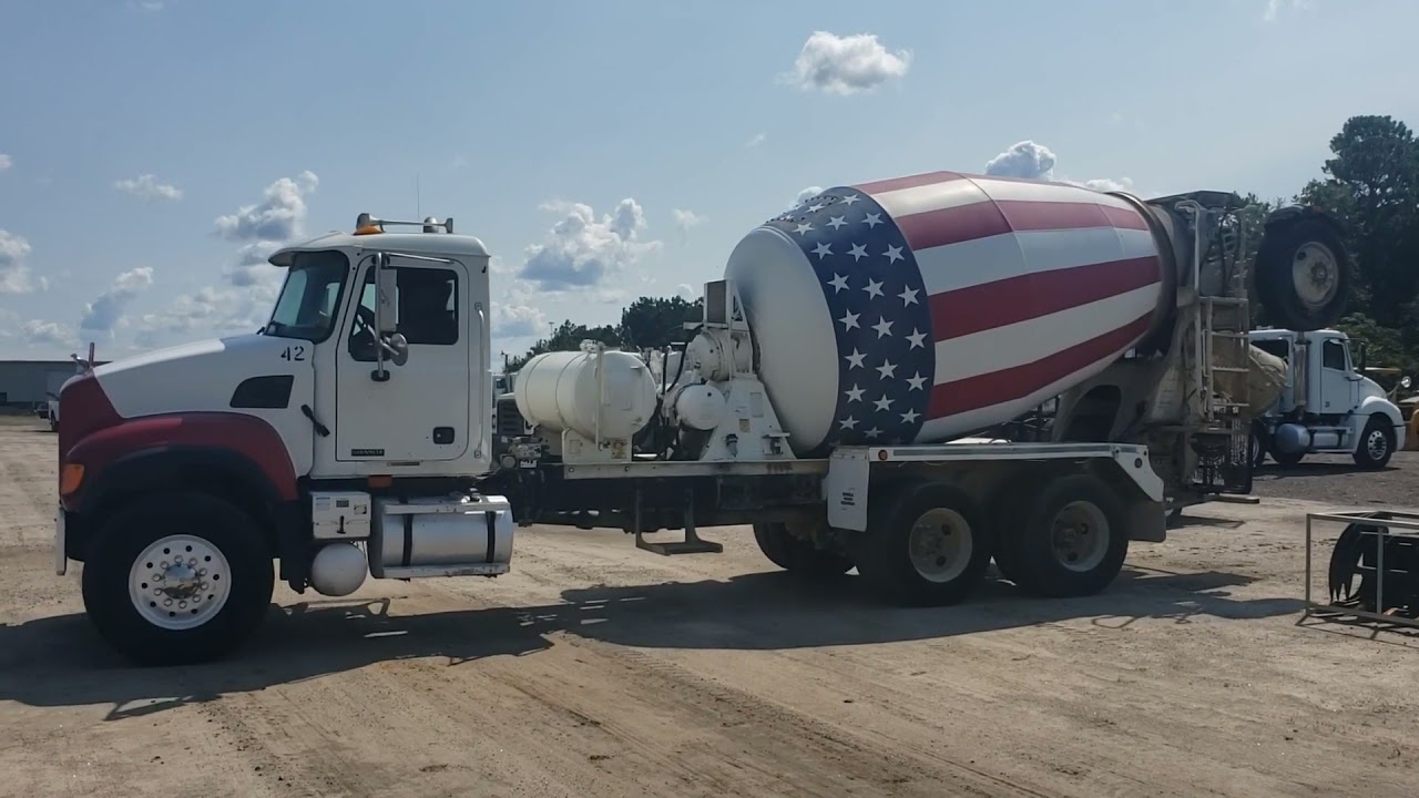2003 MACK CV513 GRANITE MIXER TRUCK For Sale - YouTube