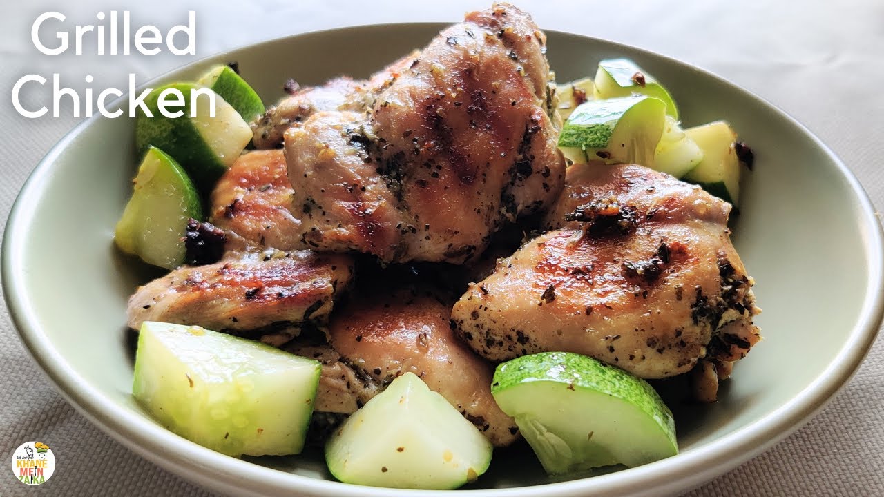 How to Make Grilled Chicken Recipe - Grilled Chicken Thighs - Easy ...