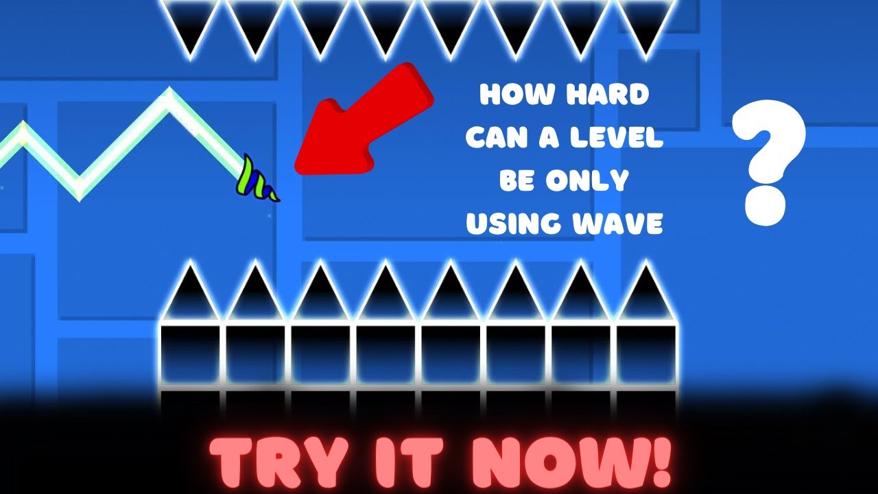 Is This the Hardest Level Only Using Wave??? - YouTube