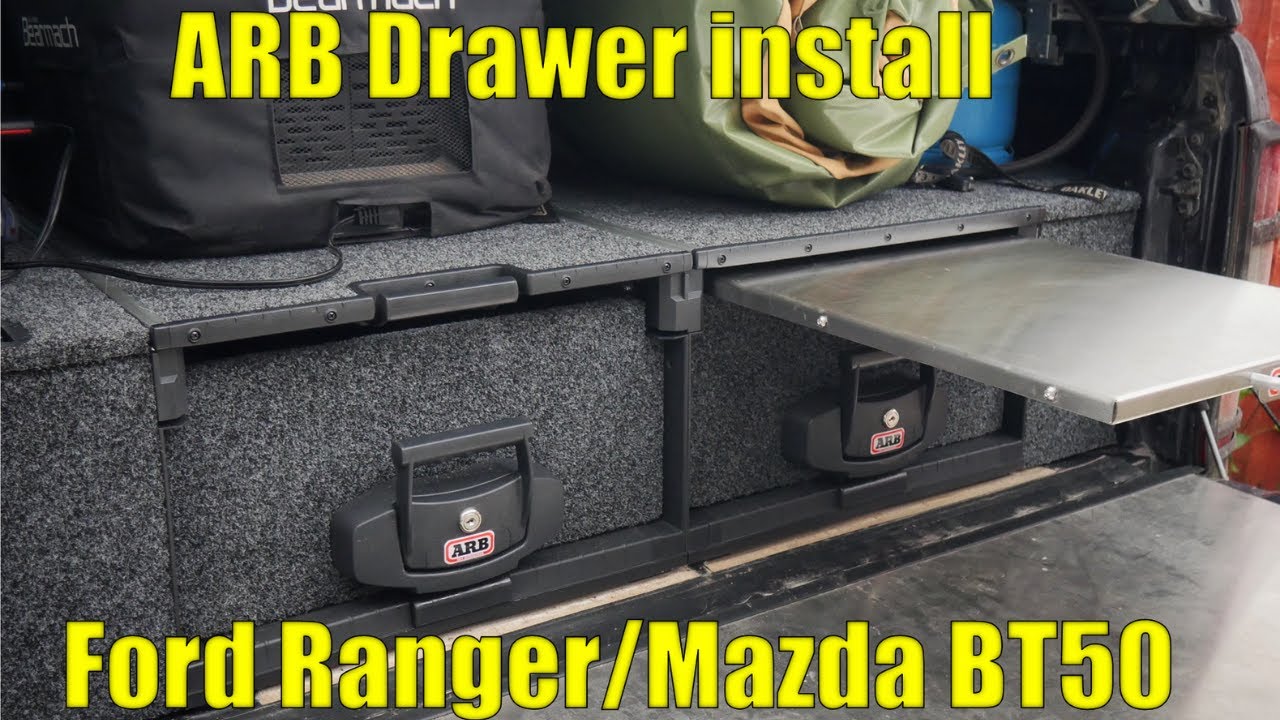 ARB Drawer install - Ford ranger/Mazda BT50 - YouTube