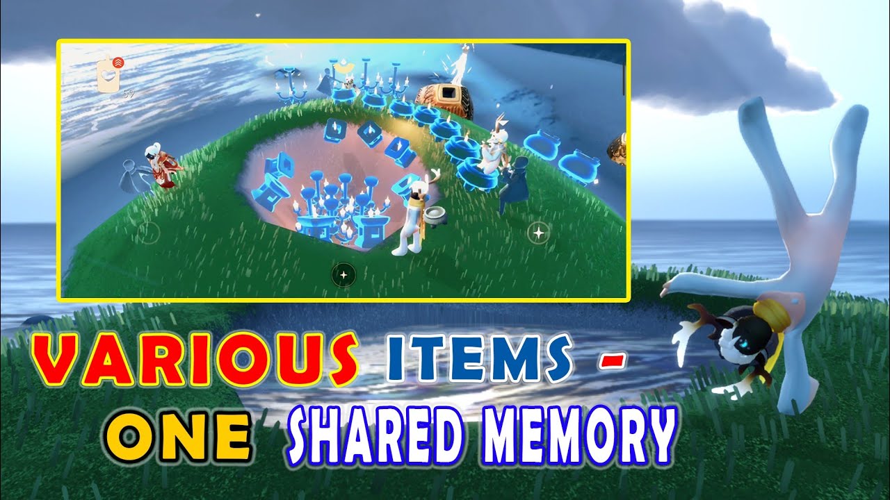 How To Create Shared Memory With Various Items In It || Sky Children of The Light Tricks || Sky ...
