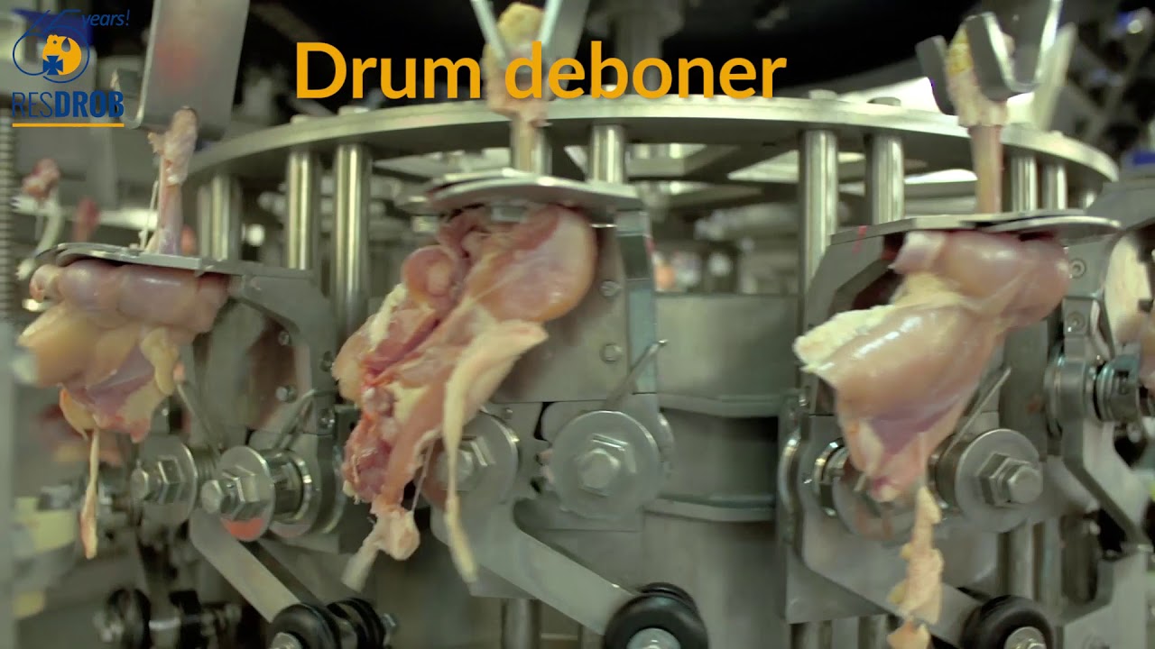 Centre of excellence in processing & deboning chickens - YouTube