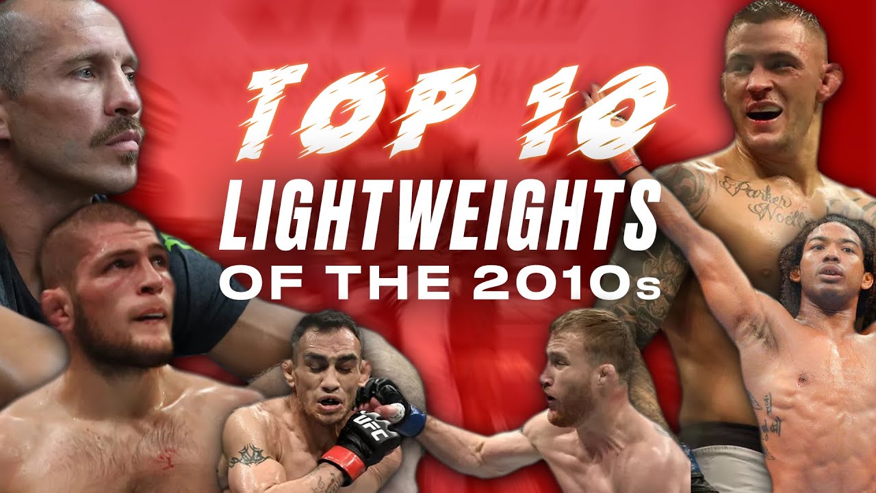 Top 10 MMA Lightweights of the 2010s - YouTube