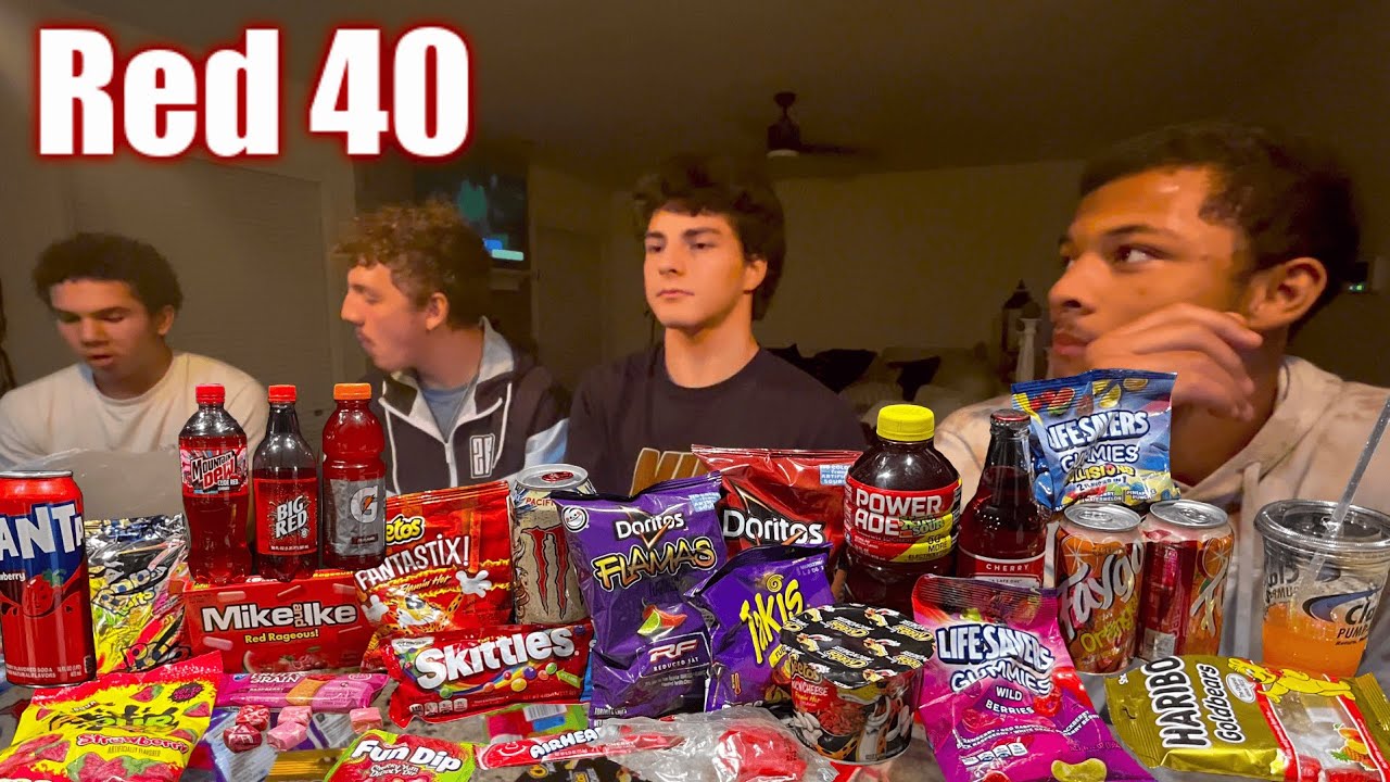 Red 40 Mukbang - YouTube
