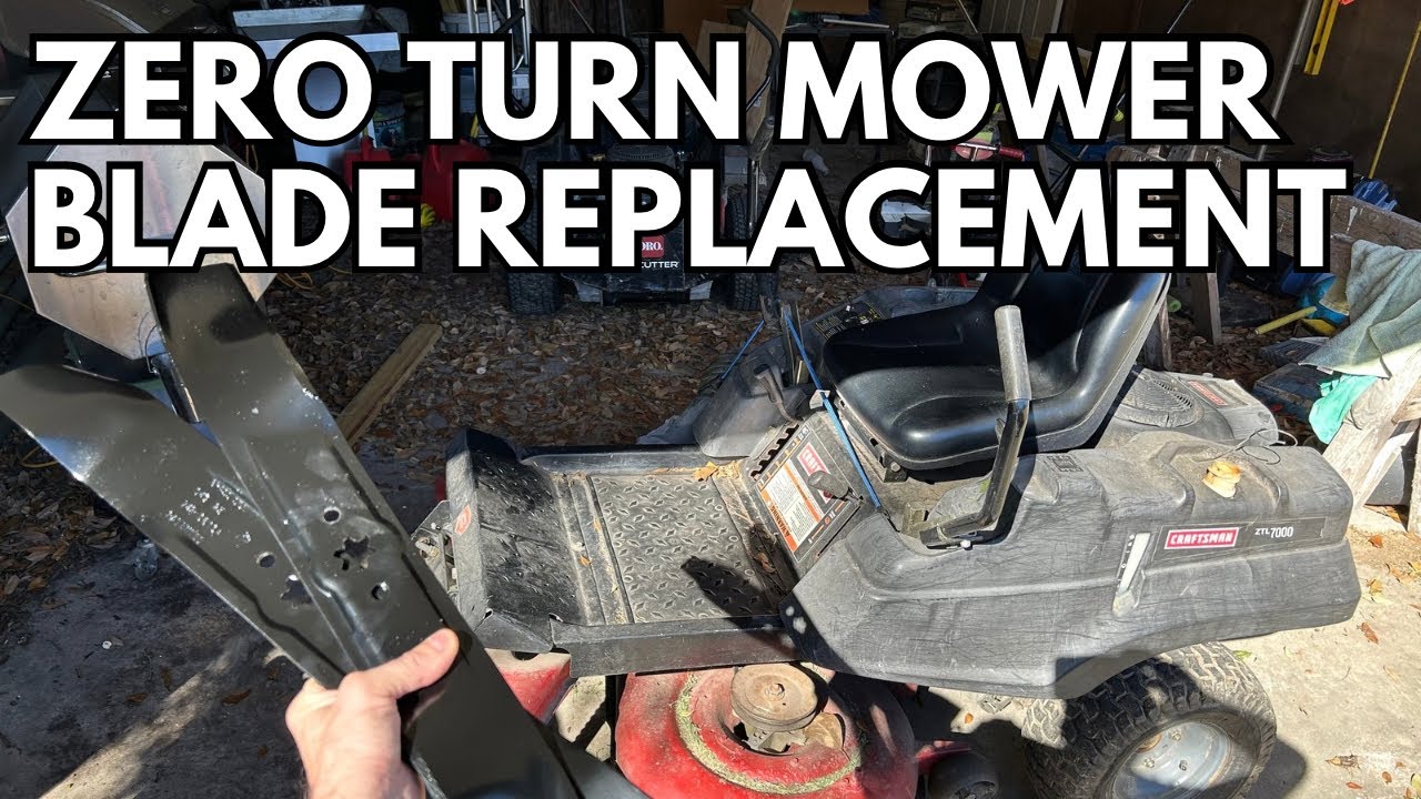 42” Zero Turn Mower Blade Replacement (Craftsman, TimeCutter, John ...