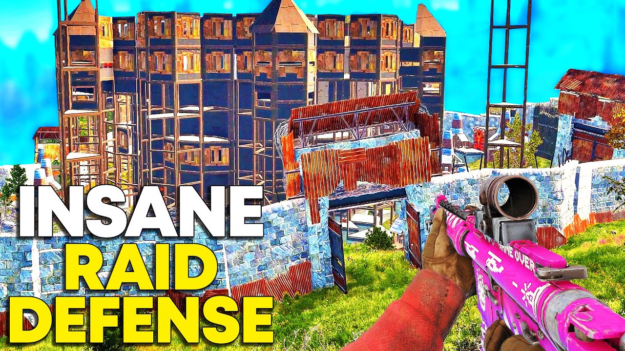The ENTIRE SERVER came to RAID THIS BASE - Rust - YouTube