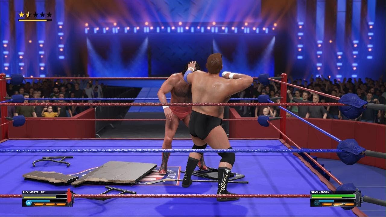 Stan Hansen vs. Rick Martel - AWA 1985 - WWE 2K25 - YouTube