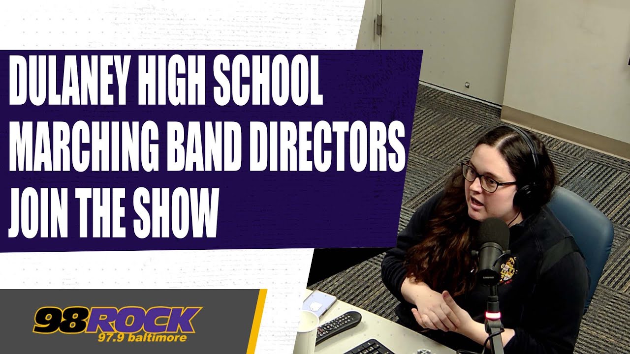 Dulaney High School Marching Band Directors Join the Show - YouTube