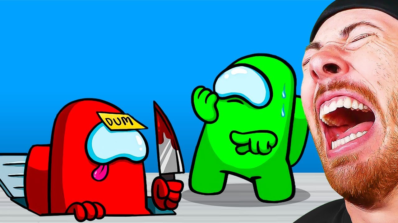 FUNNY ANIMATIONS That will Make you LAUGH (Among Us) - YouTube