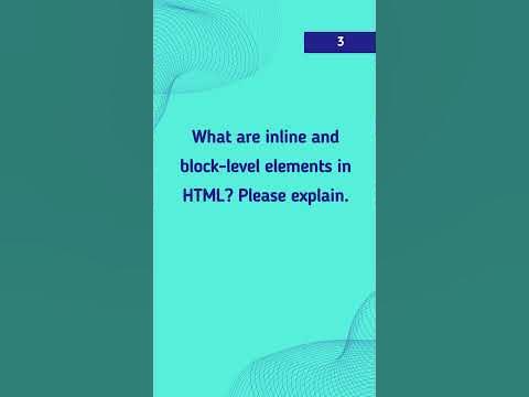 Top 10 HTML Interview question #shorts #youtubeshorts - YouTube