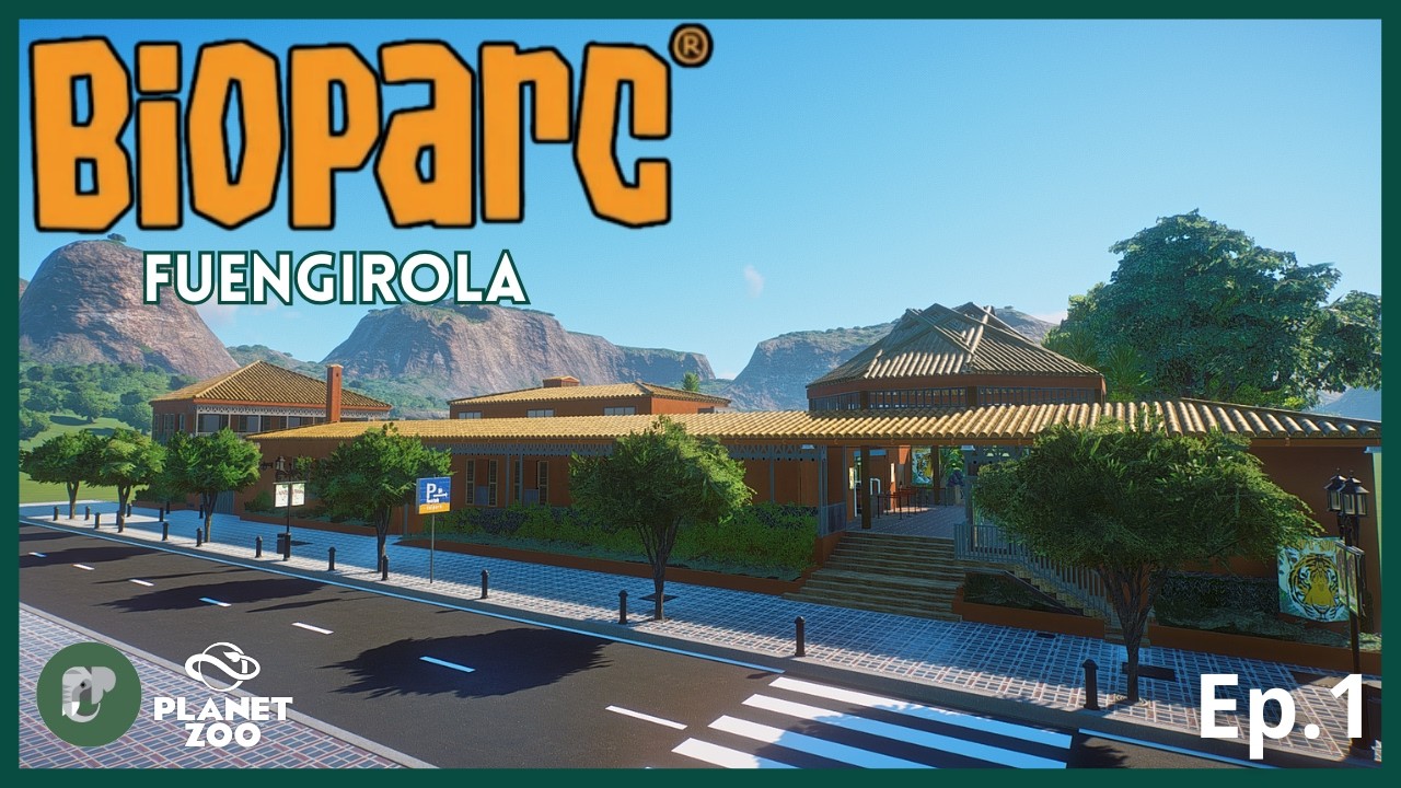🦧BIOPARC FUENGIROLA - ENTRANCE🦧| ZOO RECREATION | PLANET ZOO |Ep. 1 ...