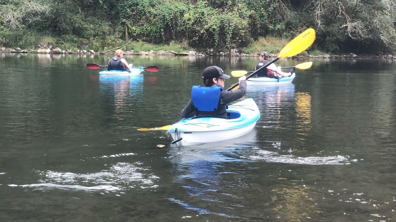 Kayaking the Lewis river Cougar WA - YouTube