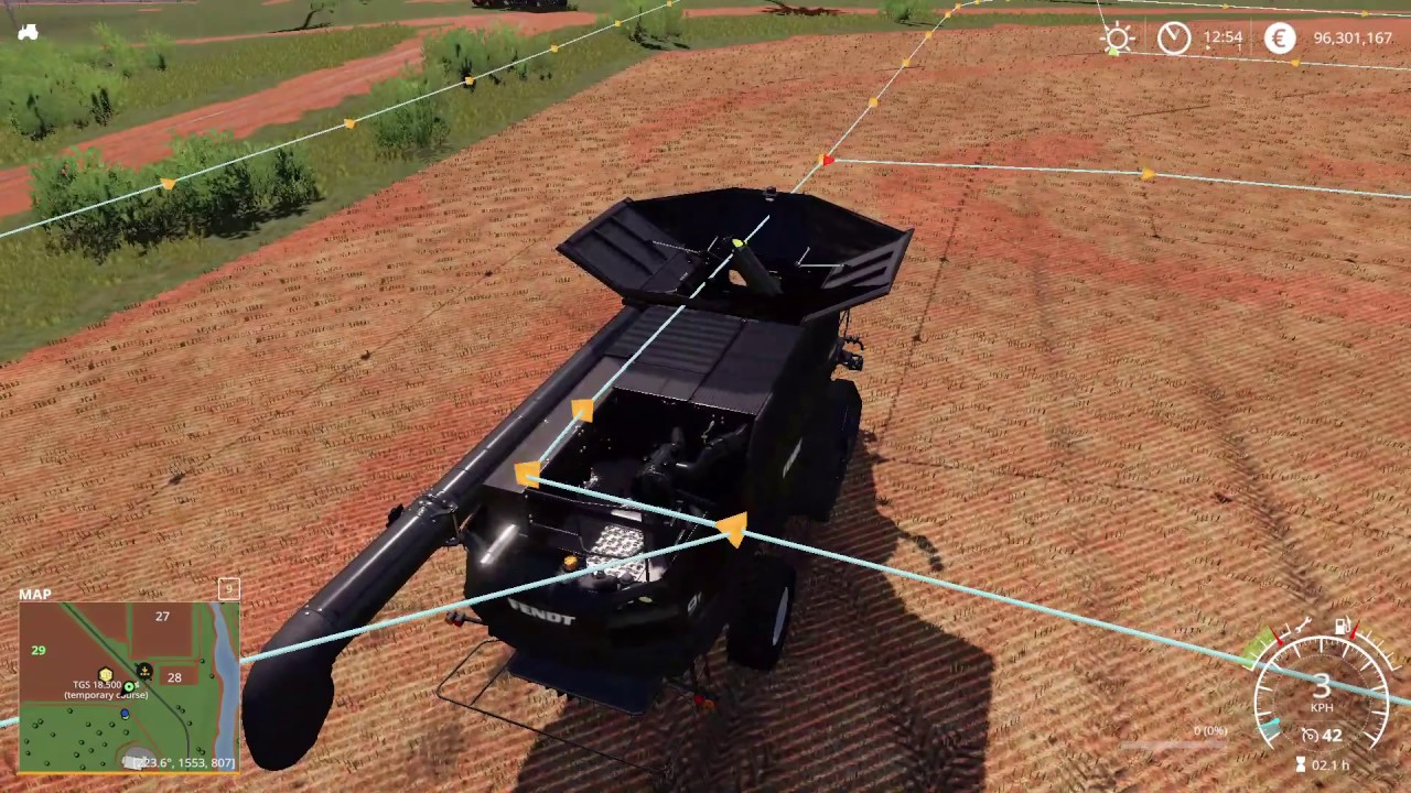 FS19 Courseplay HUD problem. - YouTube