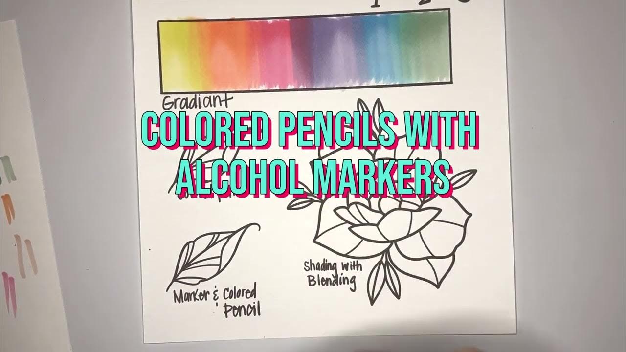 Alcohol Marker Tutorial - YouTube