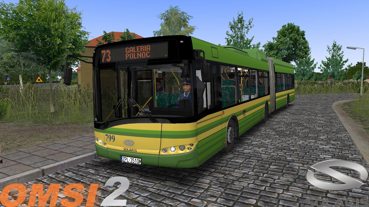Omsi 2 - Golczewo 2.0.3 - Line 73 - Solaris Urbino 18 III Hybrid - YouTube