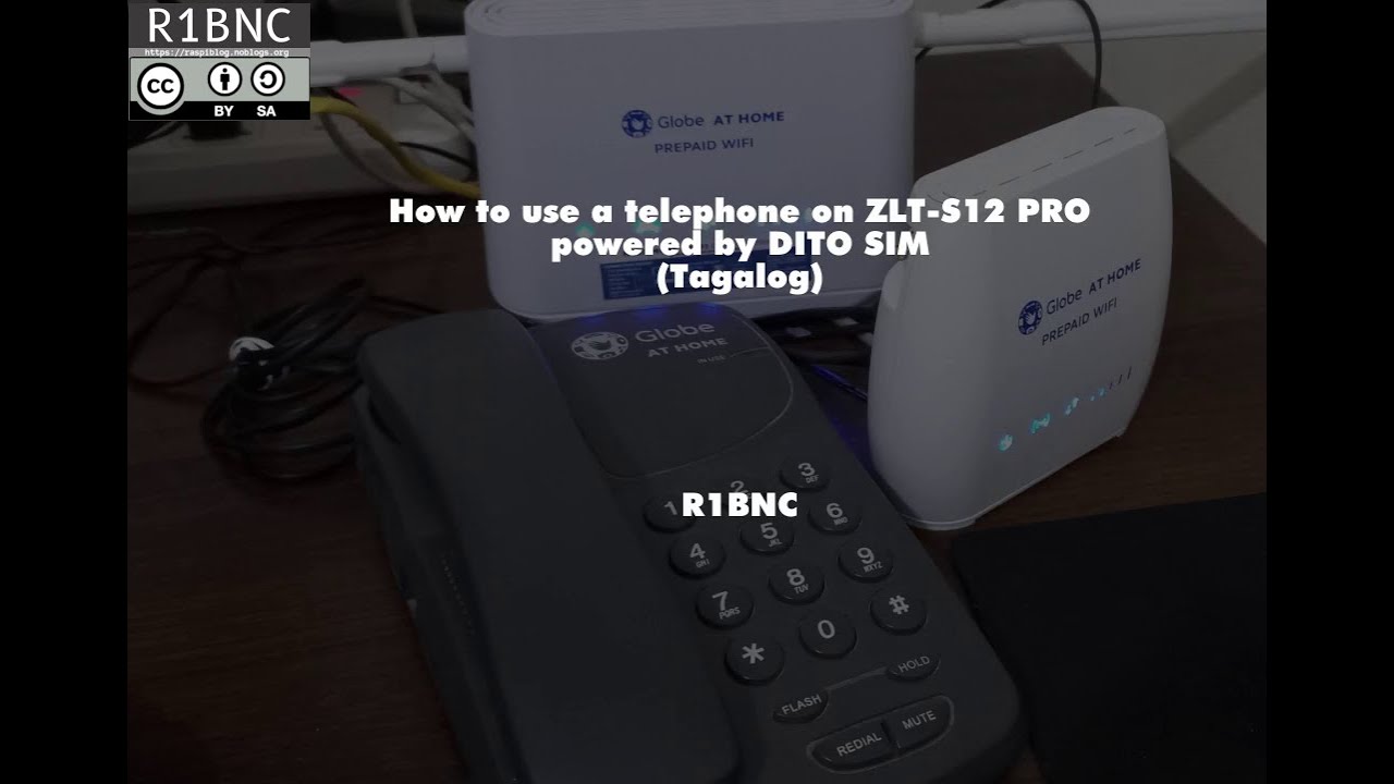 How to use a telephone on ZLT S12 PRO powered by DITO SIM (Tagalog ...