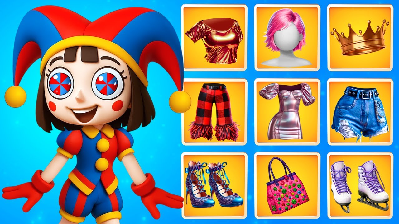 The Amazing Digital Circus: Pomni Glow Up Into a Princess! - YouTube