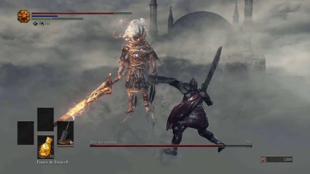 Qué clase de Ornstein es este - Nameless King w/ Heavy weapon ...