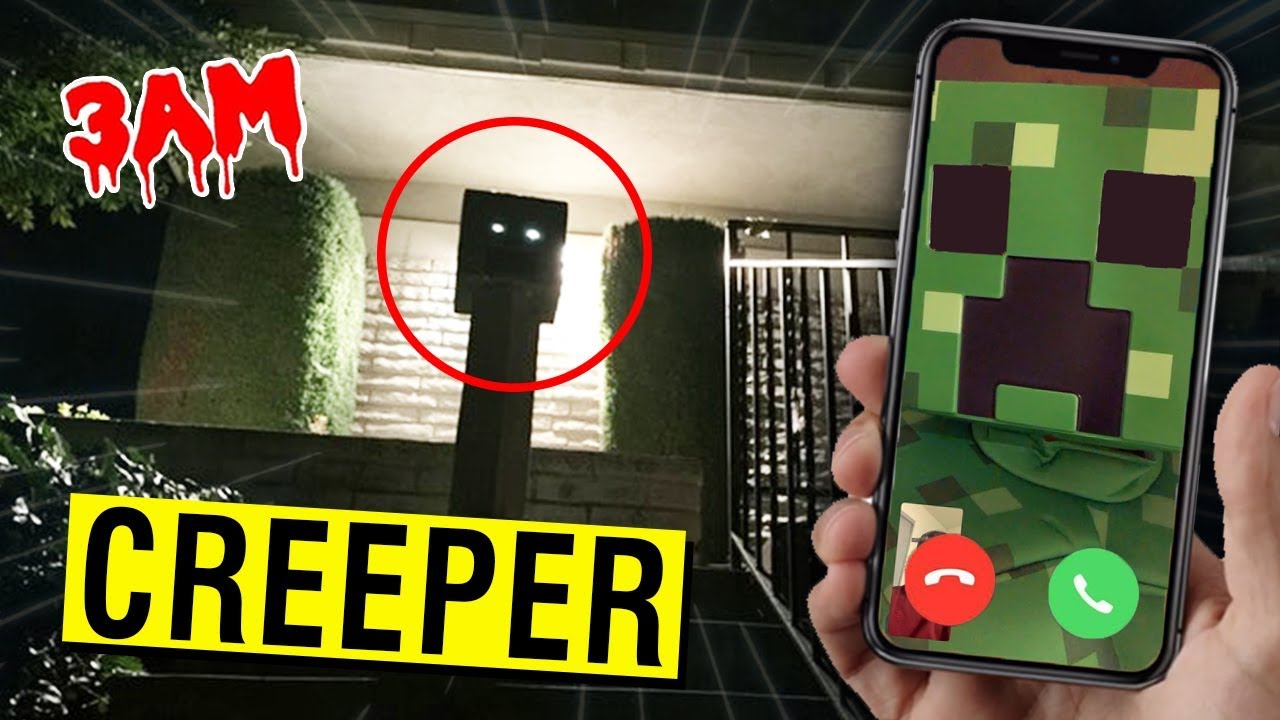 Calling A Minecraft Creeper On Facetime At 3 Am It Exploded Youtube
