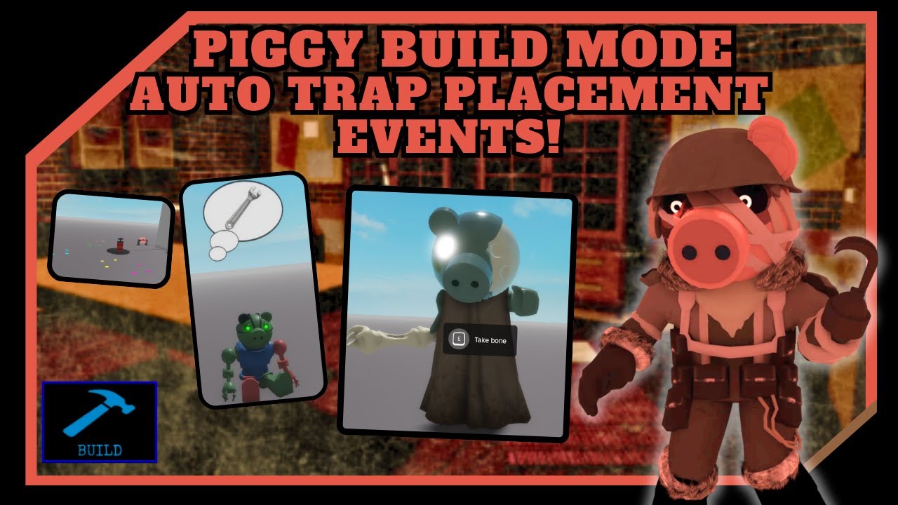 🛑 | 3 Auto Trap Placement Events For Your Builds! | Piggy: Build Mode ...