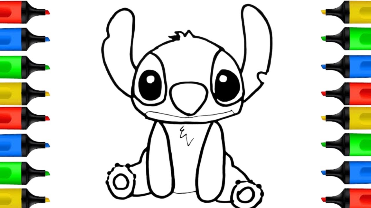 How to Draw Stitch | Step by Step | Drawing Tutorial - YouTube