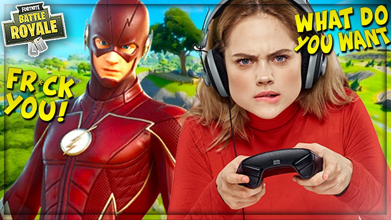 ANGRY KIDS GIRLFRIEND GETS ON MIC OVER *NEW* “FLASH SKIN” IN FORTNITE ...