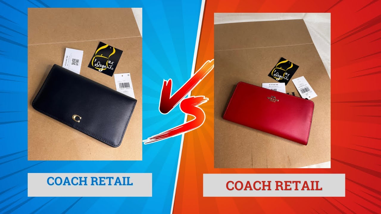 Comparative Video: Coach Retail Wallets - YouTube